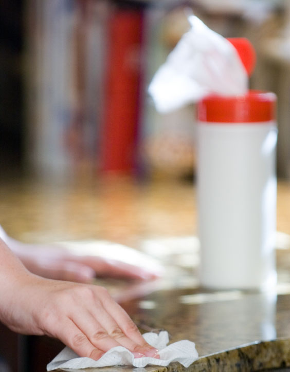 A Review of Disinfecting Wipes for 911 Dispatch Workstations and Consoles