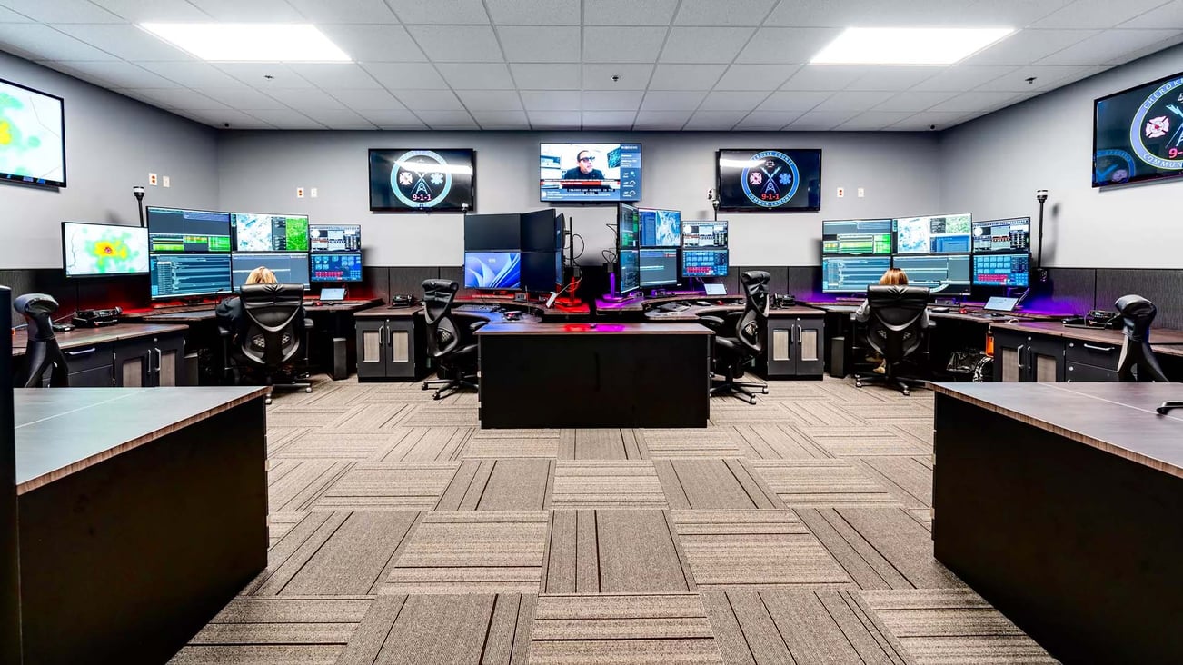 911 Dispatch Console Layouts & Ergonomic Center Design | Xybix