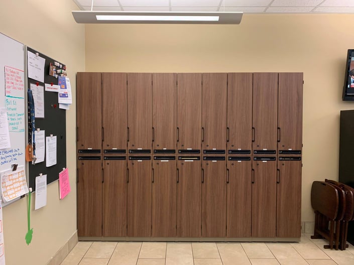 Lockers Boost Morale in Dispatch Centers